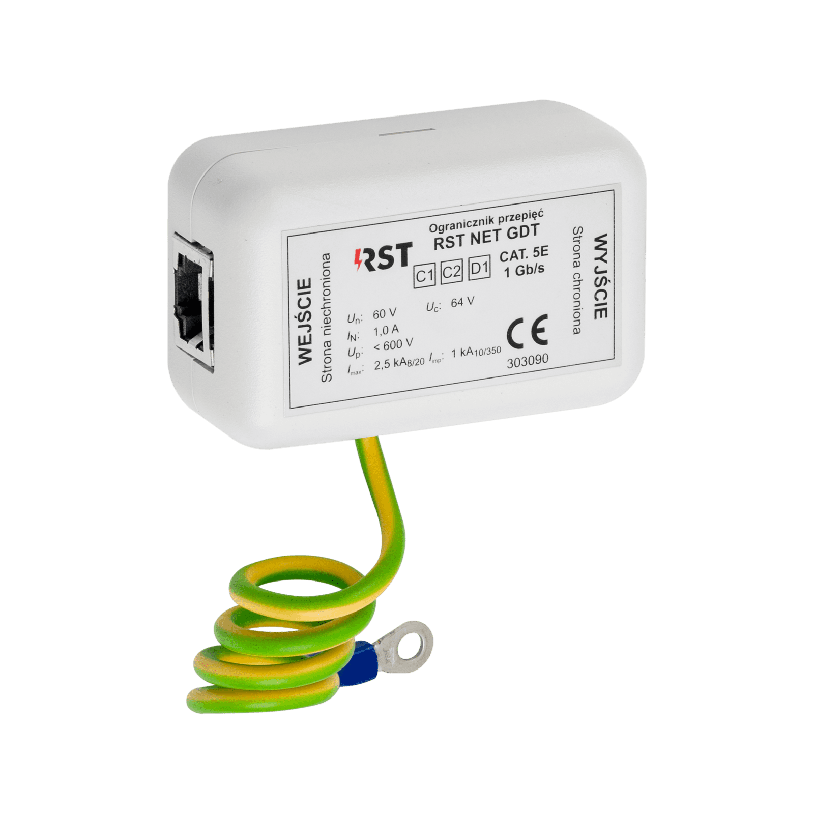 Ogranicznik przepięć RST NET GDT | do ochrony zgrubnej sieci ...