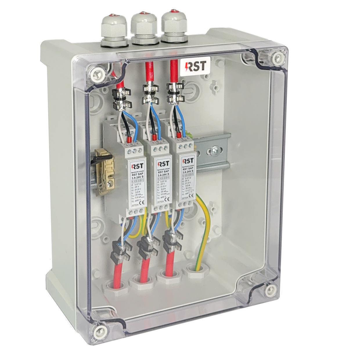 Obudowa RST FT 9T z pokrywą transparentną | o wymiarach 190 x 240 x 107 ...